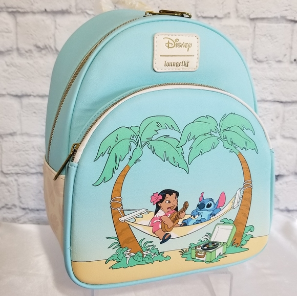 Loungefly | Bags | Loungefly Lilo And Stitch Hammock Beach Day Mini ...